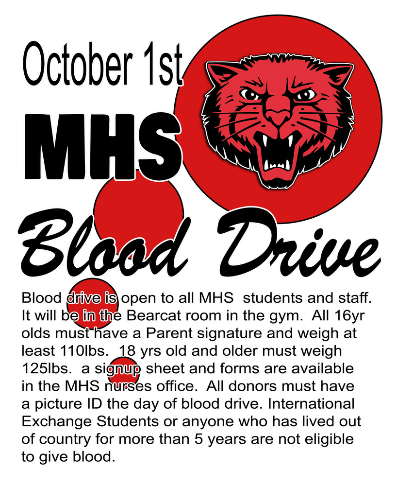 MHS Blood Drive! | Mena High School